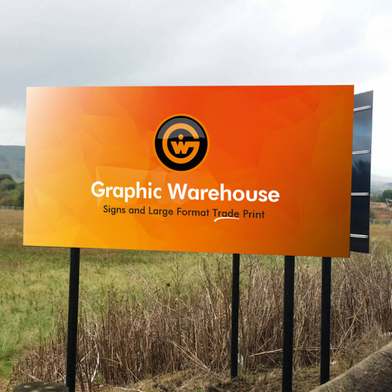 Signage - Panel Signs (with Rail Channel) | Graphic Warehouse