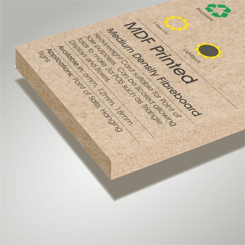 MDF Board Printing Medium Density Fibreboard Printing Up To 48mm